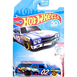 Hot Wheels 2018 HW Daredevils '70 Chevelle SS Wagon, Blue