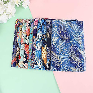 Fabric Scraps Fabric Scraps Quilting Fabric Bundle Cotton Fabric Squares Cotton Patchwork Floral Pattern Fabric Sheet for DIY Craft Sewing Scrapbooking Quilting Fabric Quilting Fabric