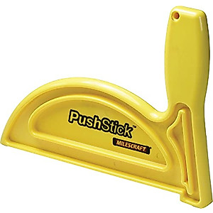 Milescraft 3404 PushStick - Woodworking Hand Safety Tool