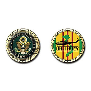 UH-1 Huey Vietnam US Army Challenge Coin