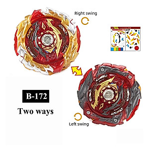 Cxdhzlx Cxdhzlx Battling Spinning Top Set, Gyro Gaming Toys, 8 Burst Gyro with 2 Way Launchers Grip Starter, Combat Battling Game, Burst Battling Stadium, Greats Gift for Children Boys Ages 6 8 10 12+