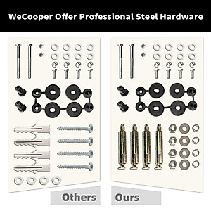 WeCooper Heavy Duty Mini Split Wall Mounting Bracket,Outdoor Air Conditioner Mount Condenser Bracket for 7000-18000BTU Universal Ductless Heat Pump, Compressors & HVAC Systems