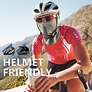 Botack Balaclava Face Mask Sun UV Protection Breathable Full Head Mask for Men Women Cycling