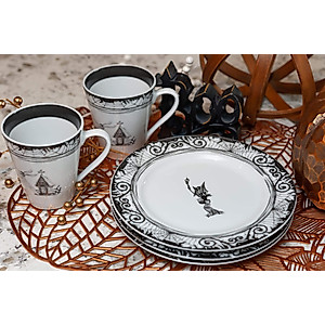 The Nightmare Before Christmas 16-Piece Ceramic Dinnerware Set