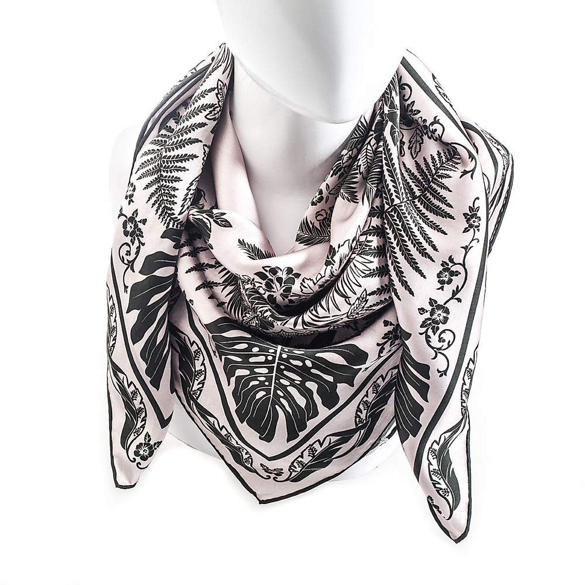 INAINI 100 Percent Mulberry Silk Scarves - Luxury Natural Silk Neck Scarf for women - Silk Wrap for Hair Sleeping