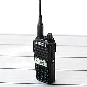 BAOFENG UV-82 High Power Handheld Ham Radio,BAOFENG Radio with Earpiece,Short Antenna,Handheld Microphone and Programming Cable(2 Pack)