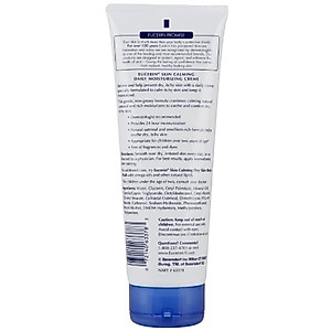 Eucerin Skin Calming Cream - Full Body Lotion for Dry, Itchy Skin, Natural Oatmeal Enriched - 8 oz. Tube