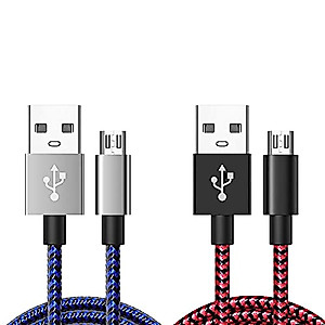 High Speed Data Sync Cord 10FT Cable for Sony PS4 Xbox One S/X Nylon Braided US Shipping