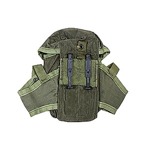 US Military Alice Ammo Pouch Ammunition OD Green (Olive Drab) 30 Round Magazine M16 Rifle Hand Grenade LC-1 Small Arms Case Pouch with Alice Clips LC1