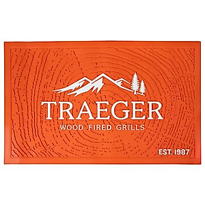 Traeger Pellet Grills BAC636 Grill Mat, Orange