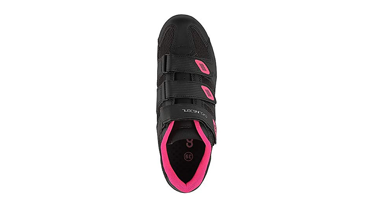 CyclingDeal Bicycle Road Shoes with Universal Cleats - Suitable for Peloton
