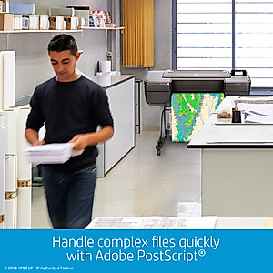 HP DesignJet Z9+ Large Format Postscript Photo Printer - 24", with Spectrophotometer (W3Z71A)