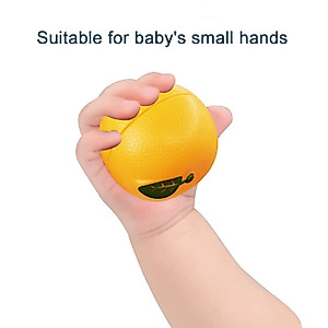 TwKueor Baby Shape Sorting Cube with Kitchen Cutting Fruit Toys, Sensory Bin with Colorful Elastic Rope for Toddlers, Babies and Kids Early Educational Montessori Learning Developmental STEM Toys