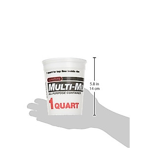 LEAKTITE 2M3-50 Quart Mixing Container