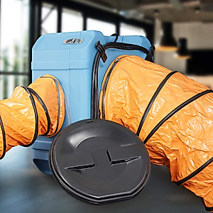 AlorAir 16" PVC Flexible Duct Hose for CleanShield HEPA 550 Air Scrubber and PureAiro HEPA Pro 770/870/970, Easy Storage (16 Inch x 16.4 Feet, Inlet)