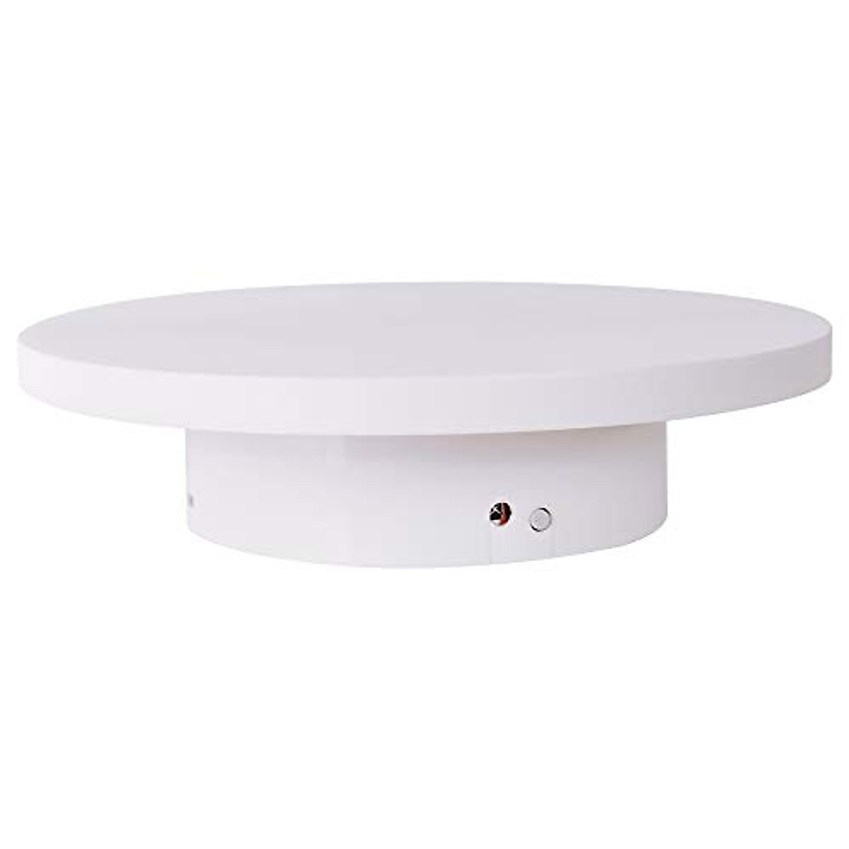 fotoconic Electric Motorized Turntable Rotating Display Stand, Remote Control Angle, Speed Direction, Various Rotation Mode, 11 Lbs Centric Loading, and 2 Pieces Magnetic Cover (4.75" & 8" Diameter)