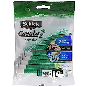 Schick Exacta2 Sensitive Disposable Razor 30p (10 Count x 3Pack)