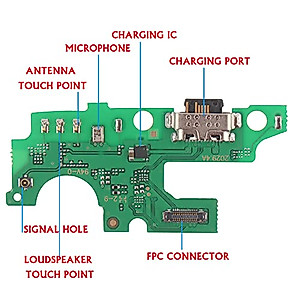 USB Charging Port for T-Mobile REVVL 4+ Plus 5062W 5062Z Dock Connector Charger Board Flex Cable Assembly Replacement for REVVL 4+ Plus 5062W 5062Z with Tools