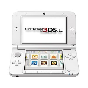 Nintendo 3DS LL Portable Video Game Console - White - Japanese Version (only plays Japanese version 3DS games)