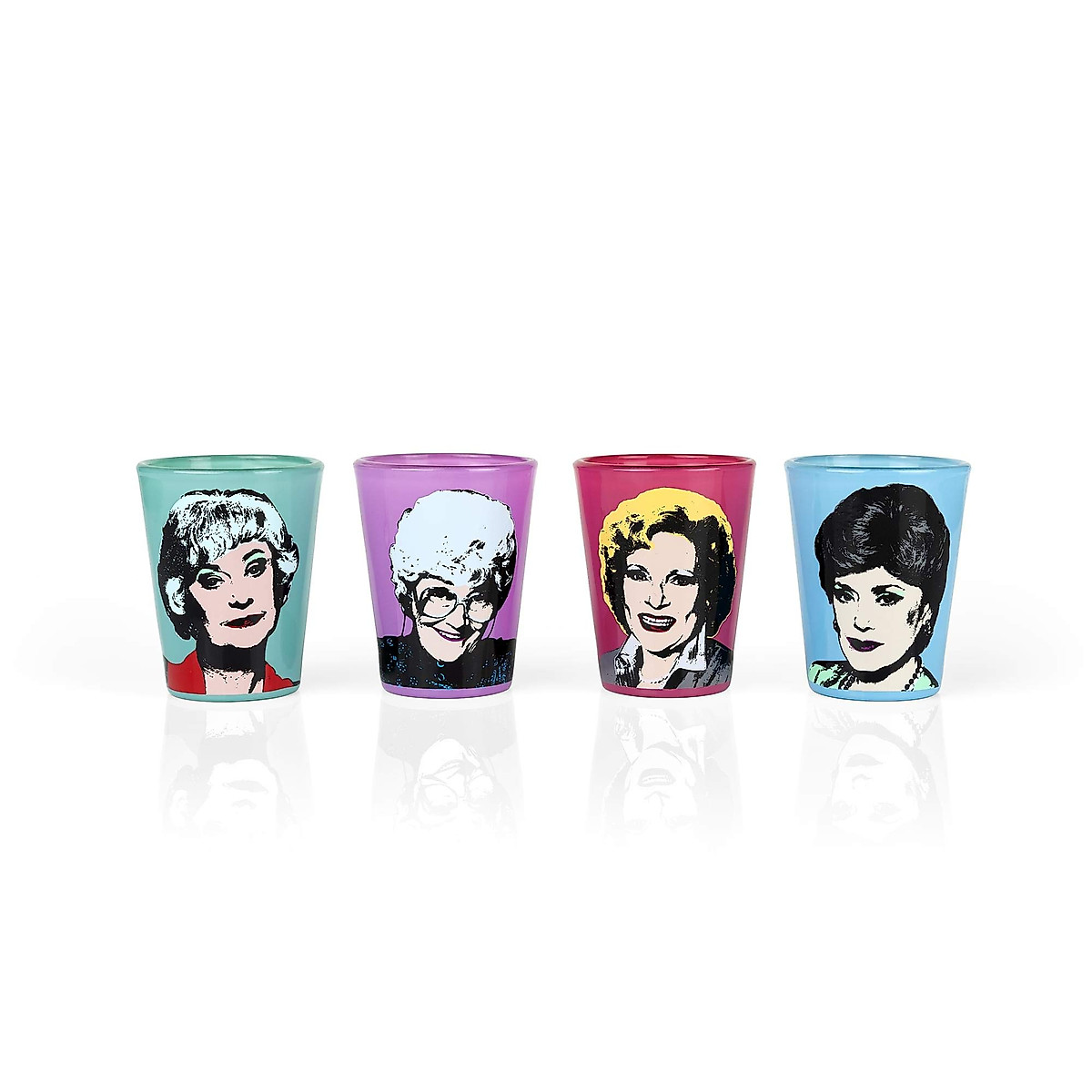 The Golden Girls 2-Ounce Character Mini Glasses | Set of 4