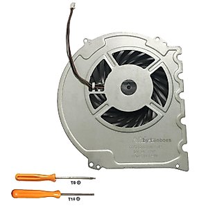 lenboes Internal CPU GPU Cooling Fan Replacement Part for Playstation 4 PS4 Slim Console CUH-2015A CUH-2016A CUH-2017A CUH-20XX with Opening Tool Kit