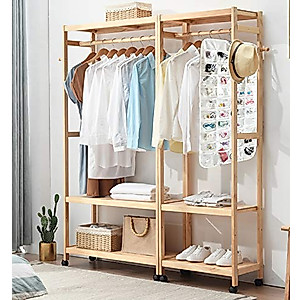 DonYeco 1 Pack Hanging Jewelry Organizer, 80-Pocket Jewelry Organizer Hanging, for Jewelry Earring Necklace Bracelet Ring Storage Travel Holder