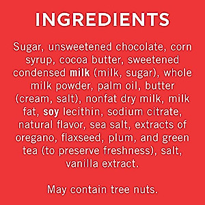 Ghirardelli Chocolate Chocolate Caramel Squares Assortment, Chocolate Squares for Valentines, 8.6 OZ Bag, Red