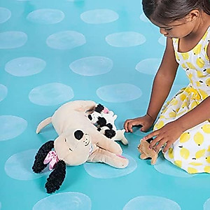 Manhattan Toy Nursing Nana Nurturing Dog Stuffed Animal with Plush Puppies