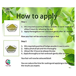 500 GRAMS | 100% Pure INDIGO POWDER for Hair (1.2LB /17.6 oz) | Ideal for Black and Dark Hair | Indigofera Tinctoria | Black Henna | Natural Hair color | Yogi's Gift