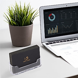 Mr. Pen- Acrylic Business Card Holder, 3 Pack, Plastic Business Card Holder, Business Card Display, Card Holder for Business Cards, Business Card Holder Stand, Business Card Holders for Desk.