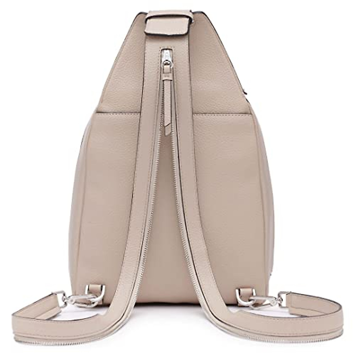 Calvin Klein Women's Myra Convertible Sling Backpack, Mushroom, One Size