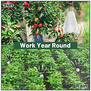 24 Pack Powerful Deer Repellent Balls, Natural Deer Deterrent and Rabbit Repellent Outdoor Keep Rabbits and Deer Away from Eating Plants, Lawns, Vegetables, Trees, Human & Pet Safe Deer Repellant