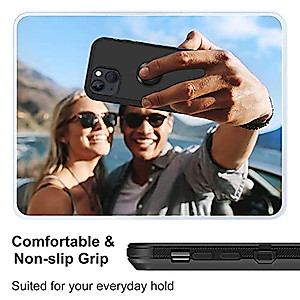 Aimoll-88 for iPhone 13 Case, iPhone 14 Case,with Built in Screen Protector Heavy Duty Drop Protective Phone Case, Military Grade Full Body Shockproof Dust Proof Cover for Apple iPhone 13 (Black II)