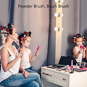 Large Powder Brush, Gomigle 2 Sizes Bronzer Brush, Blush Brush for makeup, Foundation Brush, Kabuki Brush, Professional Fluffy Loose Setting Powder Brush