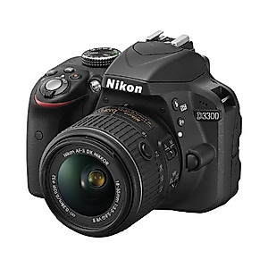 Nikon D3300 Digital SLR Camera Body Only - Black (24.2MP) 3.0 inch LCD