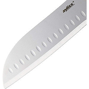 ZYLISS 2 Piece Santoku Knife Set with Sheath Covers, Stainless Steel