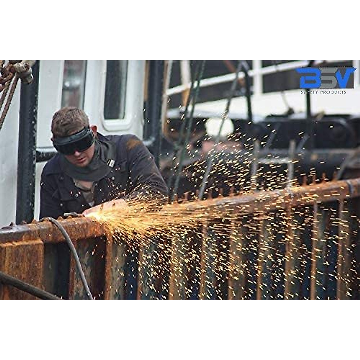 BSV Welding Neck Protection - Cut, Scratch & Heat Resistant Neck Protector/Gaiter, 100% made with DuPont™ Kevlar® - Protection for Men & Women (Large, Black)