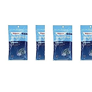 Walgreens Cough Drops, Menthol 30 ct(Pack of 4) Total 120