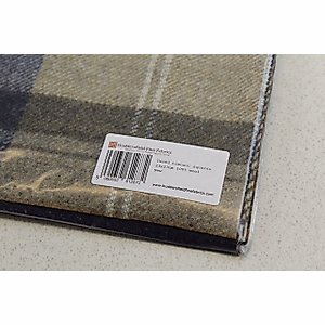 British Tweed 100% Wool Remnants Offcuts Squares Crafts 10 Pieces 9x9 inch, Made in Great Britain…