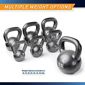 Marcy HKB-045 Hammertone Kettlebell, 45 lb.