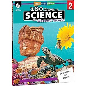 180 Days™: Science, Earth and Space Science for 2nd Grade Practice Workbook for Classroom and Home, Cool and Fun Practice Created by Teachers (180 Days of Practice)