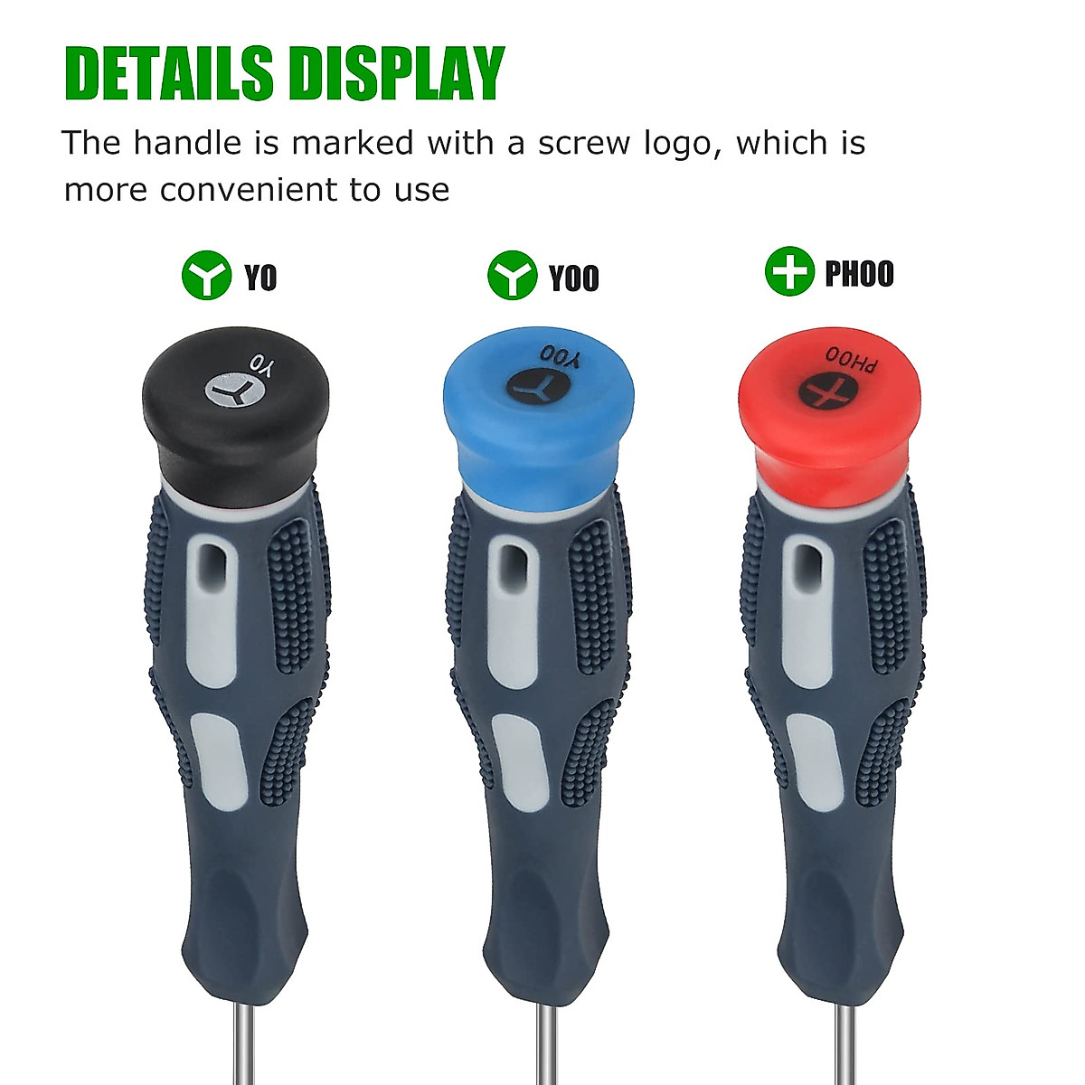 Triwing Screwdriver for Nintendo Switch Repair, Mellbree Tri Winged Screwdriver Y0 Y00 PH00 Screwdriver Repair Tool Set Compatible with Nintendo Switch Console Joy Con Controller 3DS Wii/Wii U