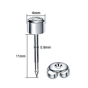 Refesta Ear Piercing Gun Kits, 8 Pcs Earring Piercing Unit Kit with Ear Stud and 1 Pcs Aid Piercing Tool