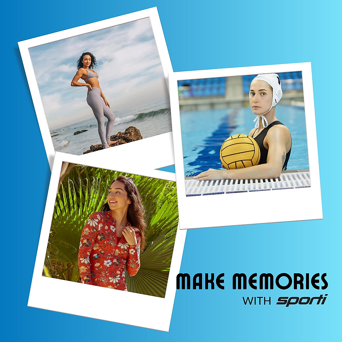 Sporti HydroLast Women's Water Polo Suit - Navy - 34