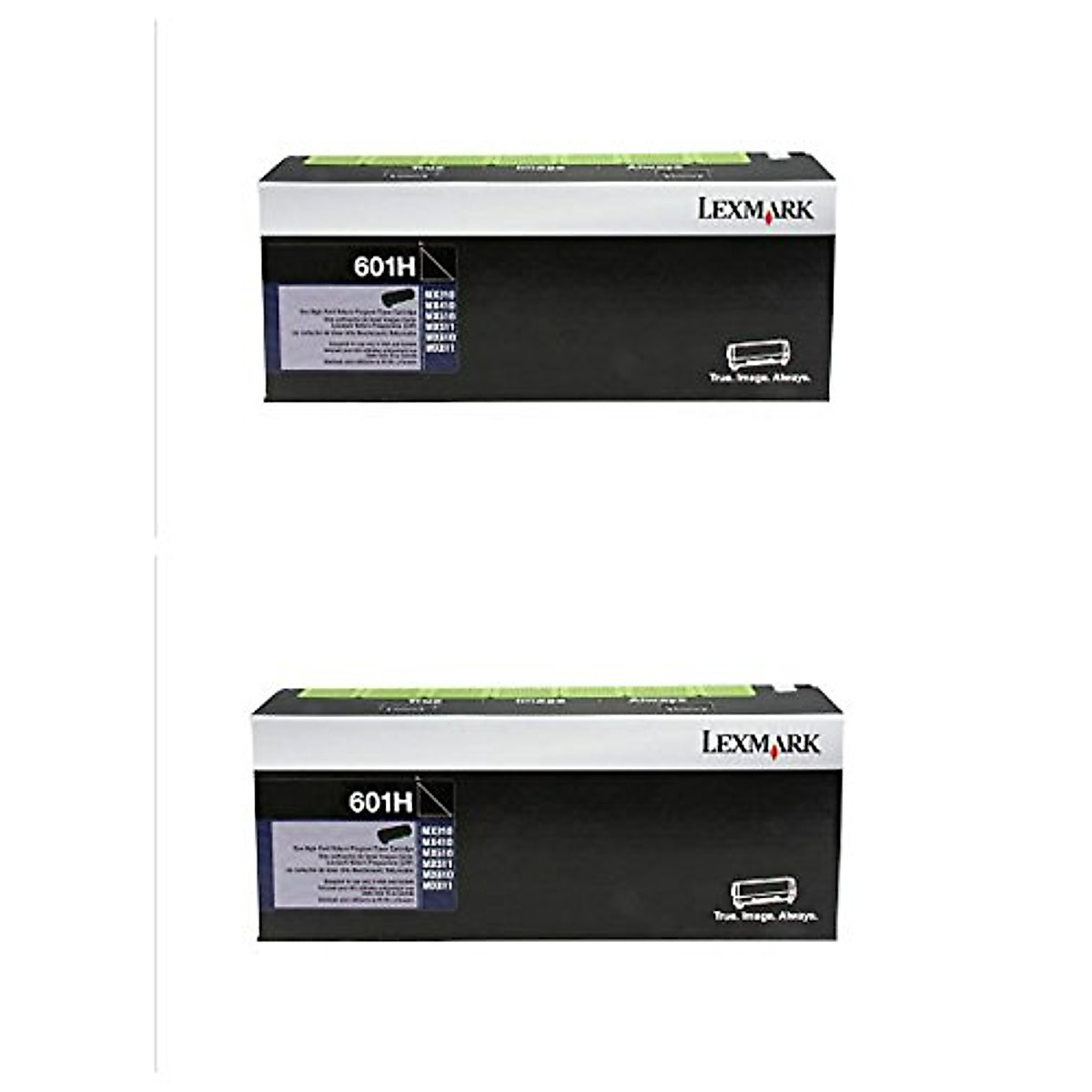 Lexmark 60F1H00 High Yield Return Program Toner Cartridge 2-Pack for MX410, MX510
