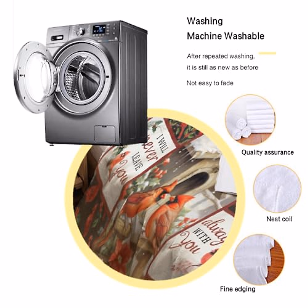 Cardinal Blanket, Cardinal Throw Blanket Ultra Soft Christmas Throw Blanket 40 X 50 Inches Lightweight Red Cardinal Bird Blanket for Sofa Bedding Home Cardinal Gifts for Women Men Children