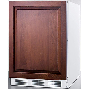 Summit Appliance CT661WBIIF Built-in Undercounter Refrigerator-Freezer for Residential Use, Cycle Defrost with Deluxe Interior, Panel-ready Door and White Cabinet (Panel Not Included)