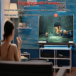 16" Screen Magnifier for Smartphone –3D HD Mobile Phone Magnifying Projector Screen Enlarger Expanders for Movies, Videos, and Gaming–Foldable Phone Stand with Screen Amplifier–Supports All Cell Phone