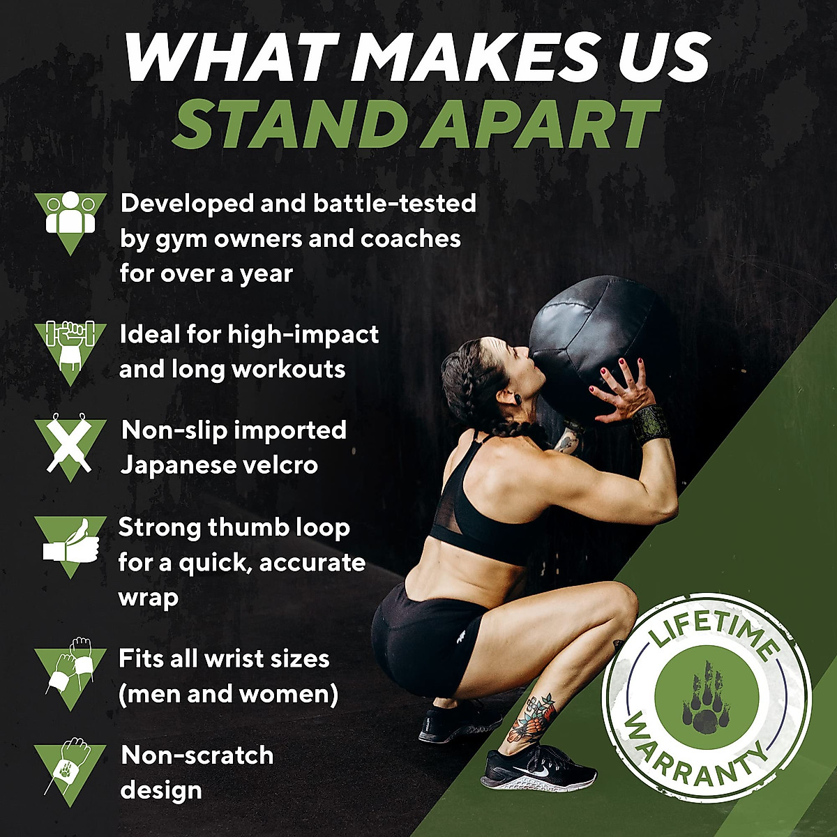 MANIMAL Wrist Wraps for Weightlifting - Professional Wrist Straps for Men and Women - Strength Training, Bodybuilding, Powerlifting, Cross Fit - Eliminate Wrist Pain with Durable Support (Since 2010)