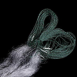 UNTERING Fishing Fish Mesh Trap Monofilament Gill Net Netting Tackle Outdoor 8M x 0.8M